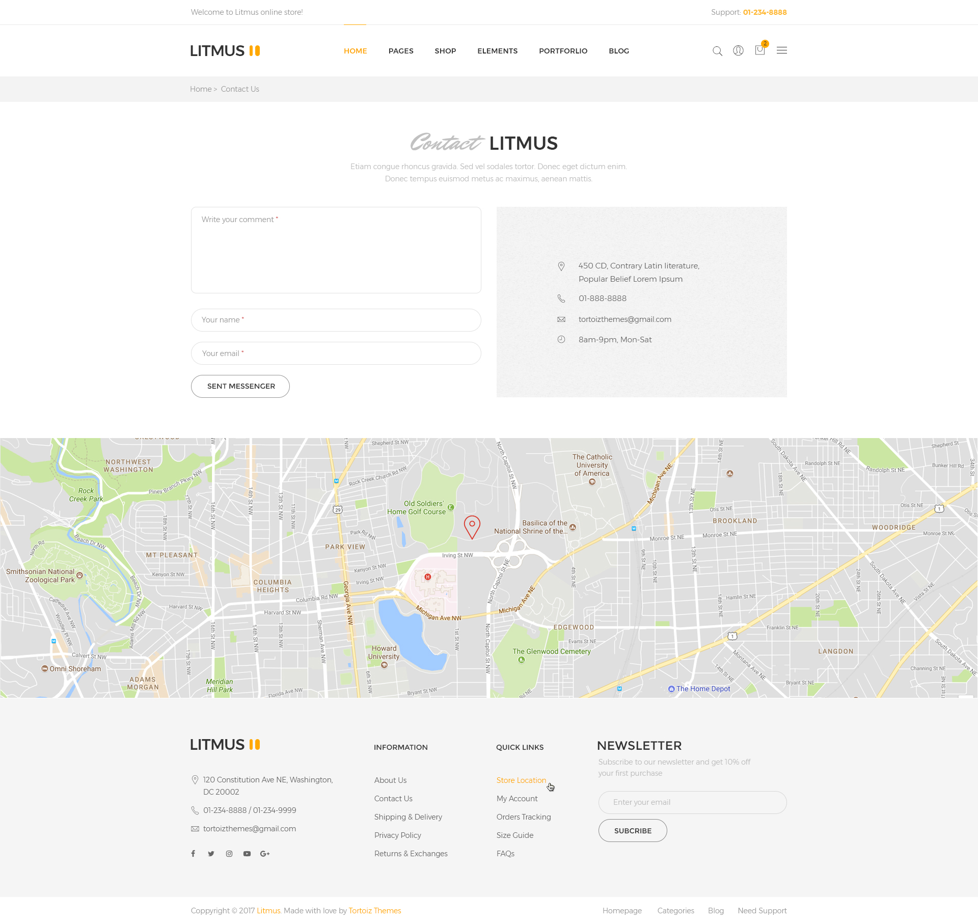 Litmus - Clean & Creative Multipurpose PSD Template by tortoizthemes